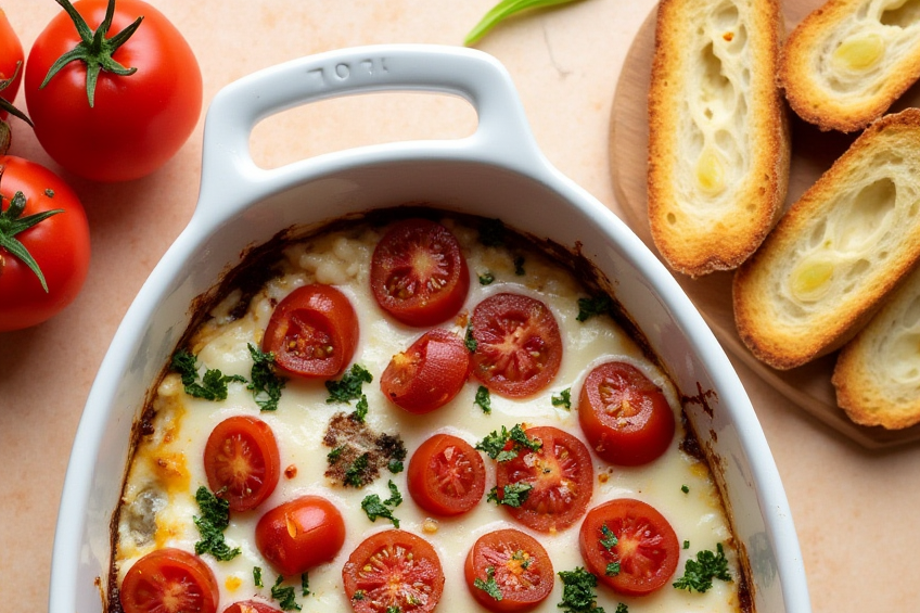 Caprese Dip, Easy 30m Recipe - Chloe's Cozy Kitchen