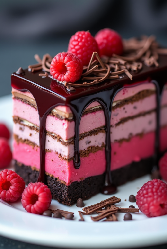 Heavenly Raspberry Chocolate Mousse Cake - Chloe's Cozy Kitchen