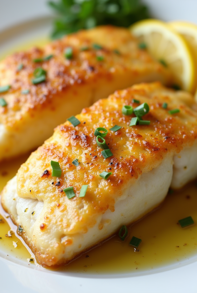 Lemon Butter Baked Cod Recipe - Chloe's Cozy Kitchen