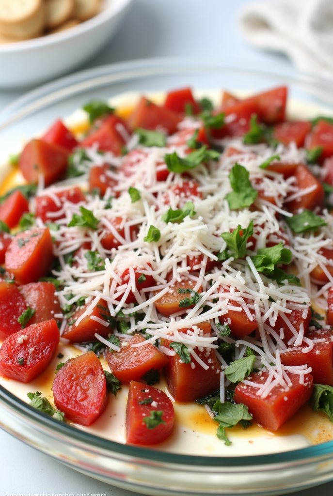 Bruschetta Dip, Best Appetizer For Party - Chloe's Cozy Kitchen
