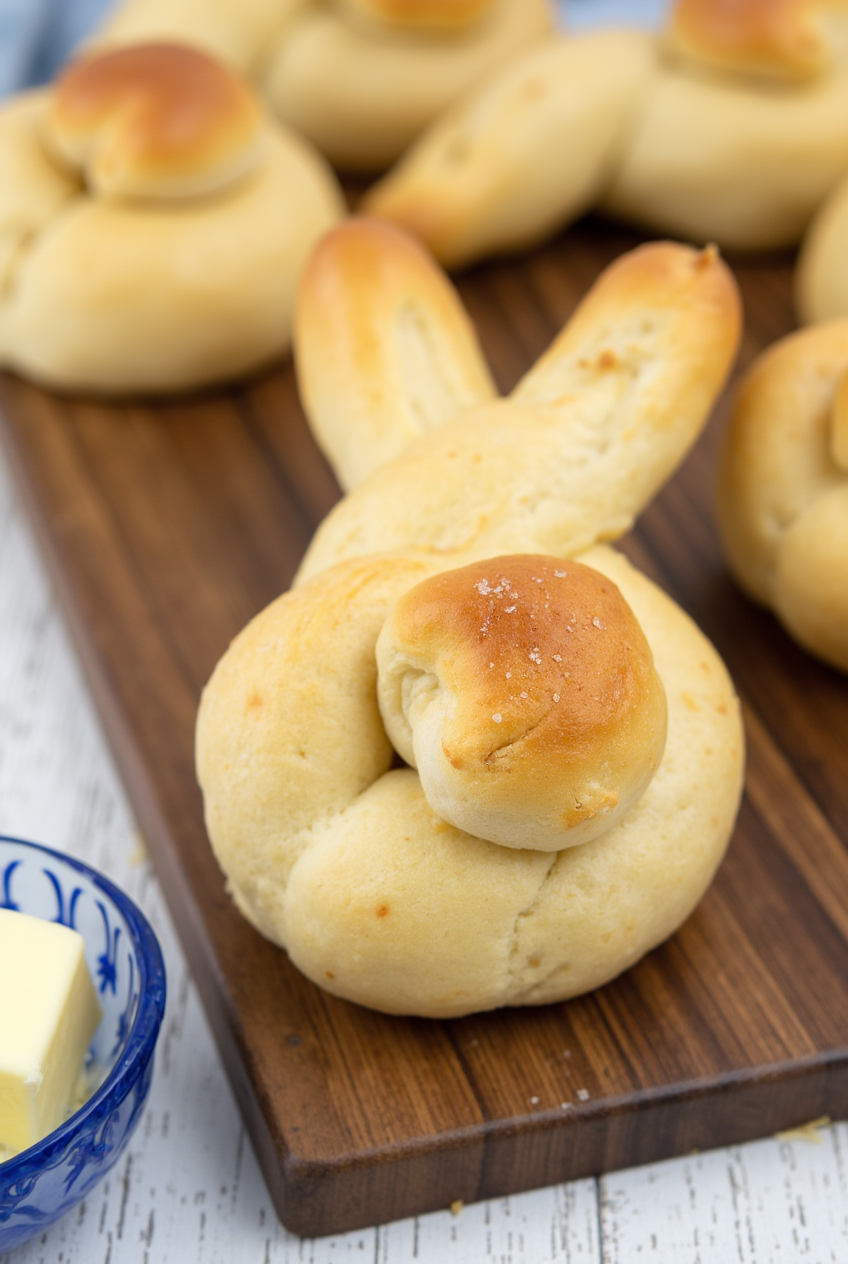 Bunny Buns for Easter - Chloe's Cozy Kitchen