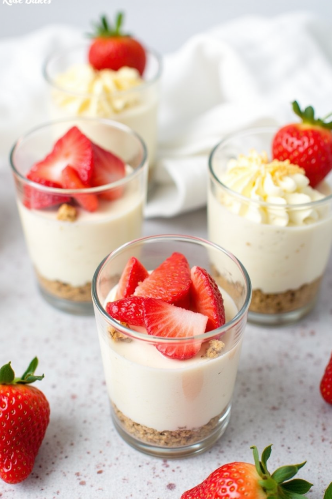 The Creamiest No-Bake Cheesecake Cups Recipe - Chloe's Cozy Kitchen