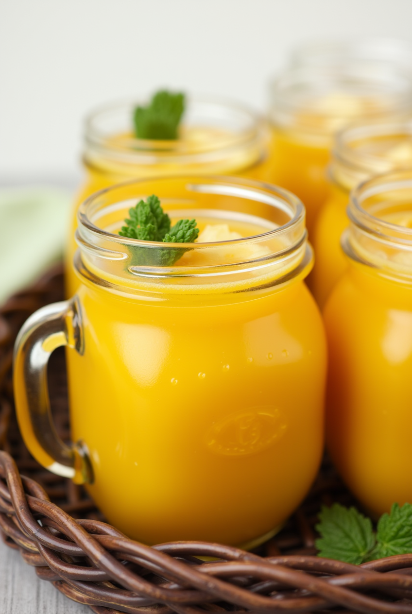 Easy Refreshing Homemade Mango Lemonade - Chloe's Cozy Kitchen