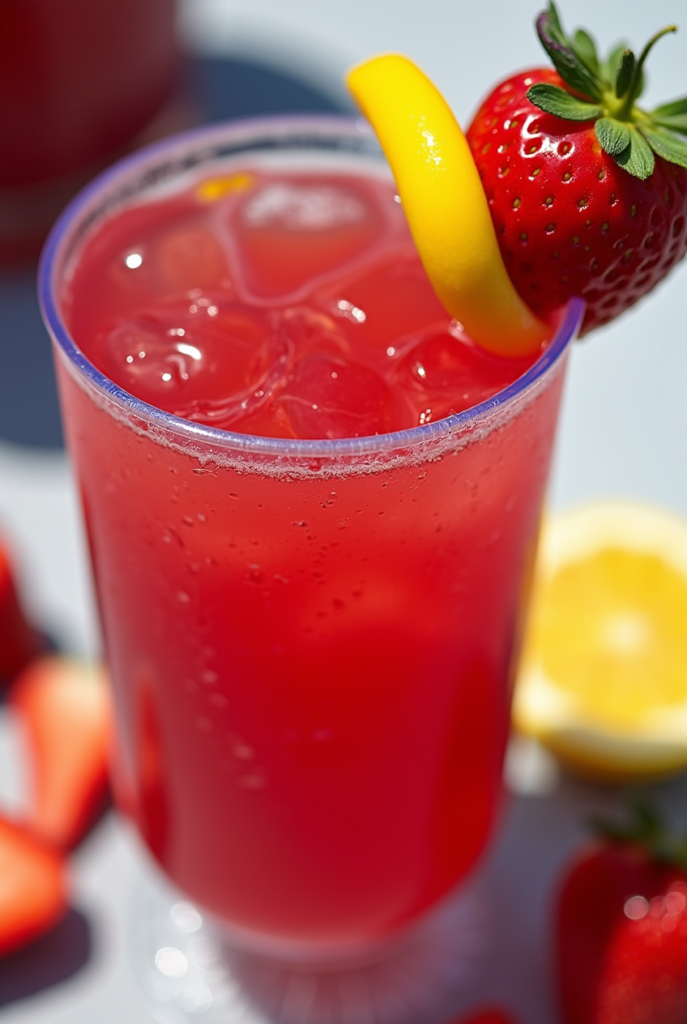 The Best Hibiscus Tea Strawberry-Lemonade Refresher - Chloe's Cozy Kitchen